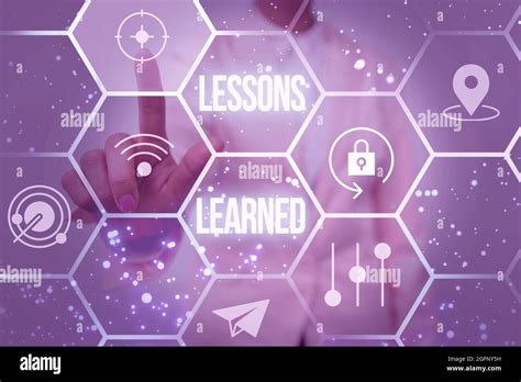 Sign Displaying Lessons Learned Concept Meaning The Knowledge Or