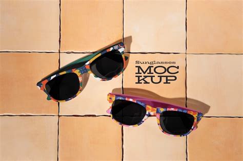 Premium Psd Trendy Sunglasses Mockup