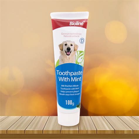 Bioline Toothpaste With Mint 100g Pawsitive Purfect Pets Supply