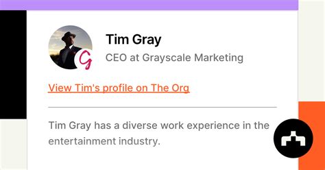 Tim Gray Ceo At Grayscale Marketing The Org