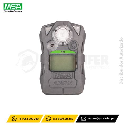 Detector De Gases Altair 2x Nh3 Amoníaco Msa 10154079 En Perú Prosinfer