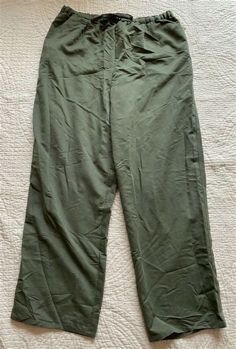Nwt White Stag Olive Green Elastic Waist Pull On Pants Womens Xl Ebay