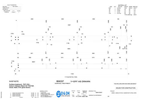 Structural Steel Drafting For A Train Station