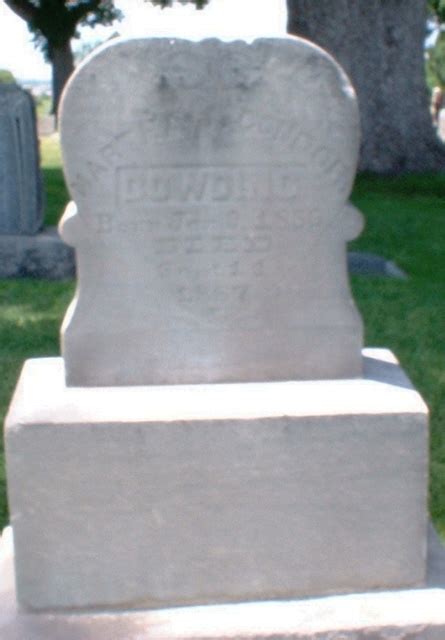 Martha Jane Conder Dowding 1856 1887 Memorial Find A Grave