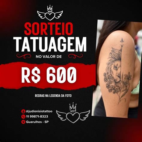 Ju Dionisio Tattoo On Instagram 𝑺𝒐𝒓𝒕𝒆𝒊𝒐 𝒅𝒆 𝑻𝒂𝒕𝒕𝒐𝒐 𝑨𝒈𝒐𝒓𝒂 é 𝒂 𝒔𝒖𝒂 𝒗𝒆𝒛