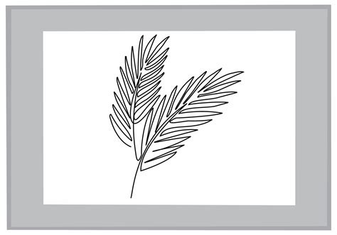 Leaf Continuous Line 12508249 Vector Art At Vecteezy