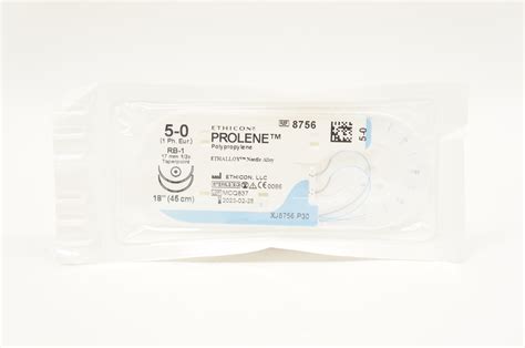 Ethicon 8756 5 0 Prolene Rb 1 17mm 12c Taperpoint 18inch
