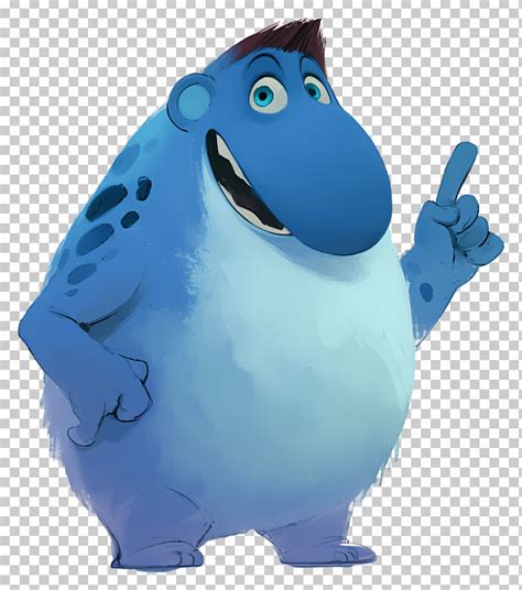 Blue Cartoon Character Guy