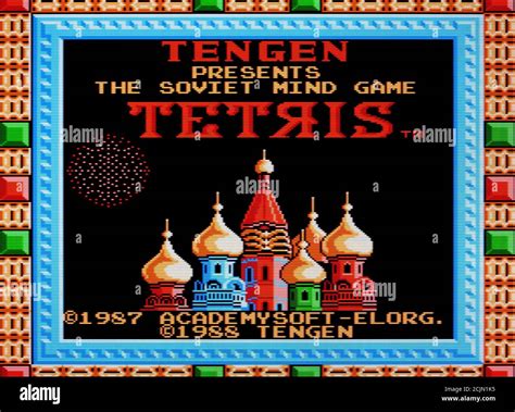 Tengen Tetris Nintendo Entertainment System Nes Videogame
