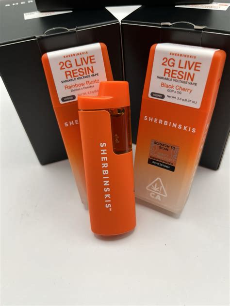 Buy Sherbinskis 2g Disposable Online Exotics Vape Pens