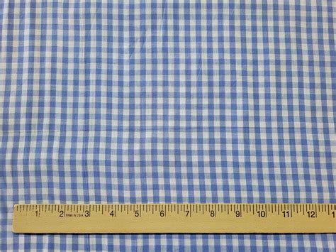 Gingham Check 100 Cotton Fabric By The Yard Or Green Check 1 1 2 Yard Piece Etsy