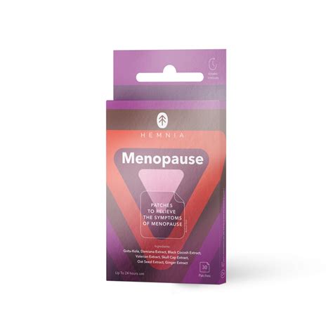 Menopause Patches To Relieve The Symptoms Of Menopause Gingerbeli