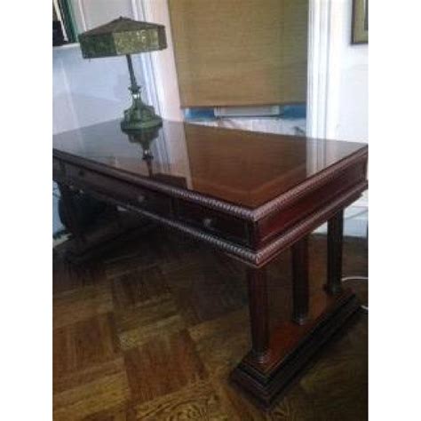Bombay Company Richmond Desk W Glass Top Aptdeco