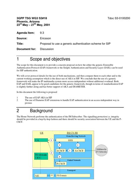 Eap Aka Authentication Download Free Pdf Session Initiation Protocol Subscriber Identity