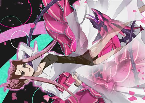 Izayoi Aki And Ruddy Rose Dragon Yu Gi Oh And 1 More Drawn By Noppe