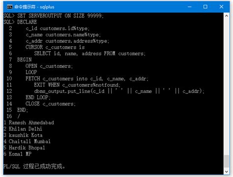 Plsql游标 Plsql教程