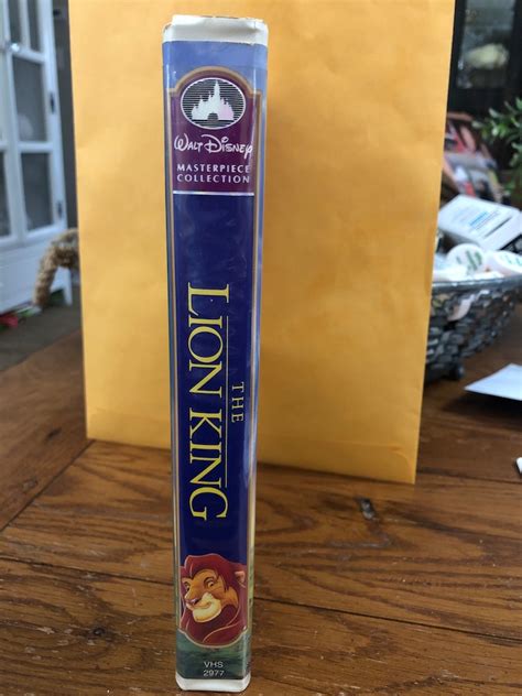 The Lion King Vhs 1994 Film Walt Disney Masterpiece Used Copy Etsy
