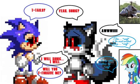 Tailsexe Forgives Sonicexe Sad By Knightindustries200 On Deviantart