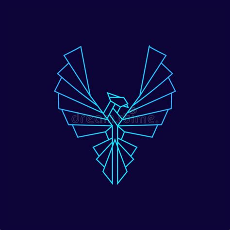 Geometric Eagle Phoenix Modern Logo Ideas Stock Illustration Illustration Of Illustrator