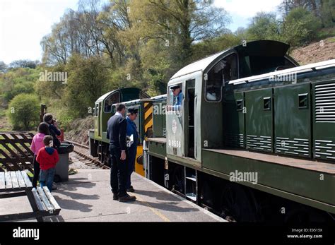 Class 14 Diesel Locomotives On The Dean Forest Railway At Norchard