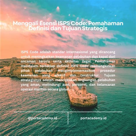 Pentingnya Isps Code Keamanan Pelabuhan