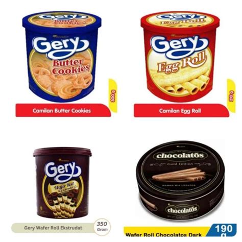 Jual Gery Butter Cookies Kaleng Gery Wafer Roll Gery Egg Roll Toples