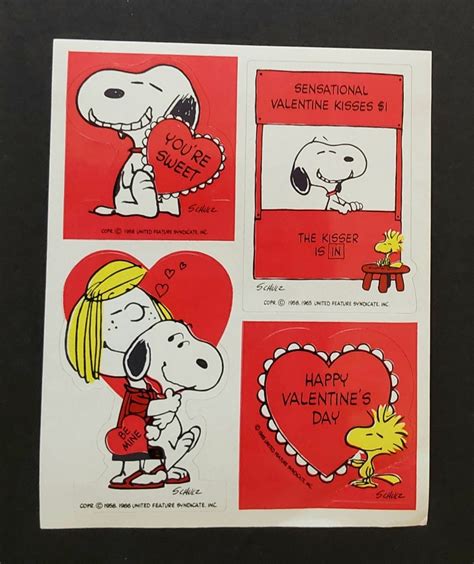 Snoopy Valentines Cards