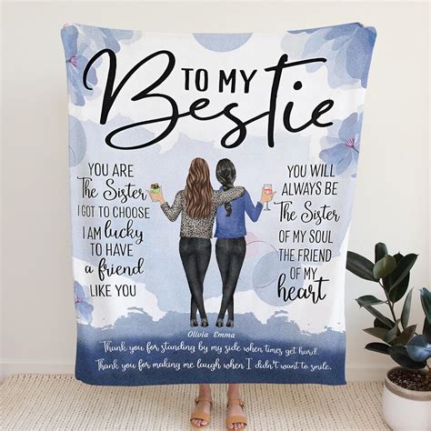 Keraoo Flannel Throw Blanket T To My Bestie