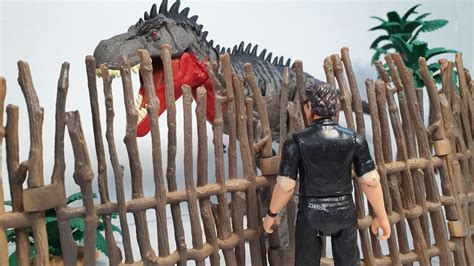 Dinosaur Fencing And Plants Playset Diorama Display Hobbies And Toys