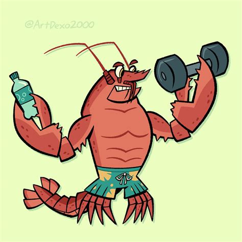 Acr Spongebob Squarepants Larry By Artdexo2000 On Deviantart