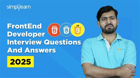 Top 20 Frontend Interview Questions 2025 Front End Developer