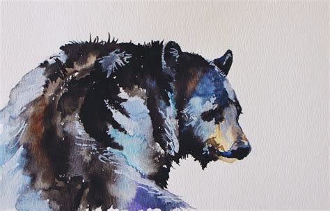 Black Bear Watercolor At Explore Collection Of