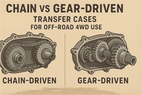 Chain Vs Gear Driven Transfer Cases Key Differences That Matter In 4wd