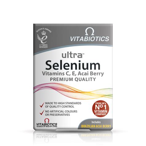Ultra Selenium Tablets Selenium Supplement Vitabiotics®