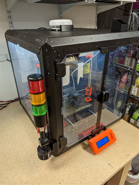 Led Signal Tower Mount For The Prusa Enclosure By Jpmakesstuff
