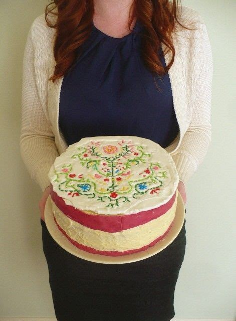 Embroidery With Sprinkles Awesome Sprinkle Cake Cute Cakes