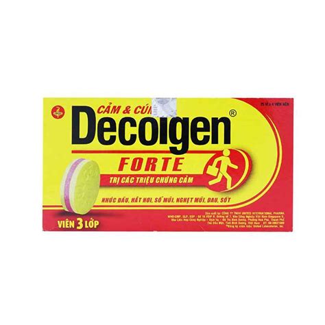 Decolgen Forte Relieves Symptoms Stuffy Nose Runny Nose Sneezing