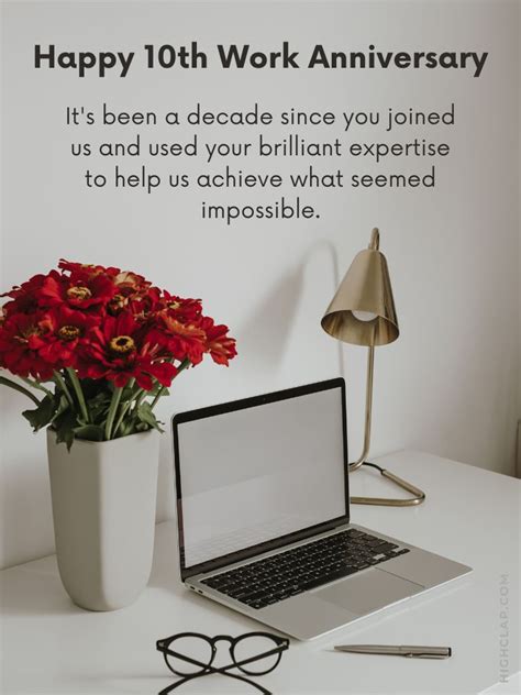 60 Work Anniversary Wishes For Employees Colleagues And Boss