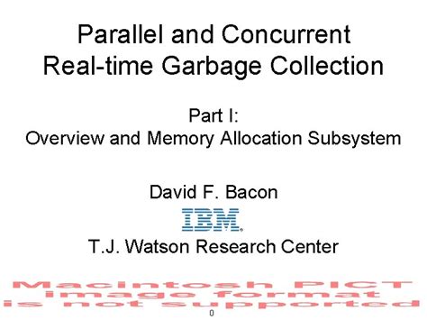 Parallel And Concurrent Realtime Garbage Collection Part I