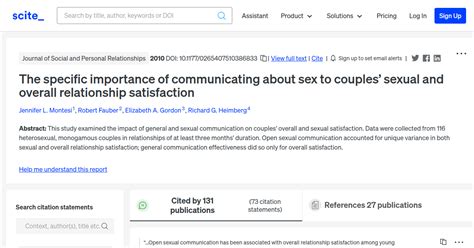 The Specific Importance Of Communicating About Sex To Couples Sexual And Overall Relationship