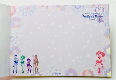 Sailor Moon Notepad 100 Sheets 4 Different Designs In A Etsy