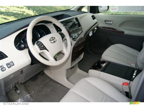 Light Gray Interior 2012 Toyota Sienna Xle Awd Photo 55056951