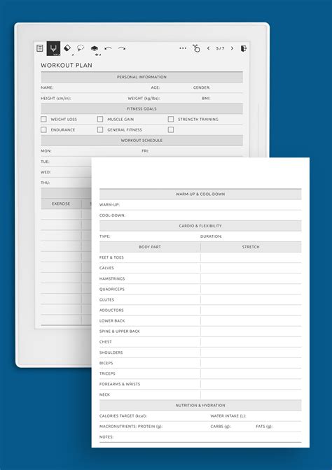 Ultimate Workout Planner Schedule Track And Stay Consistent