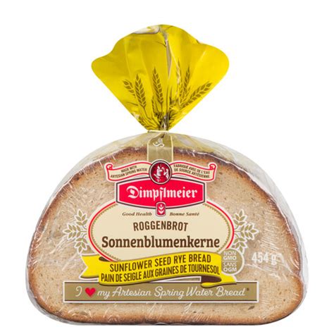 Dimpflmeier Bread Sunflower Rye 454 G Voilà Online Groceries And Offers