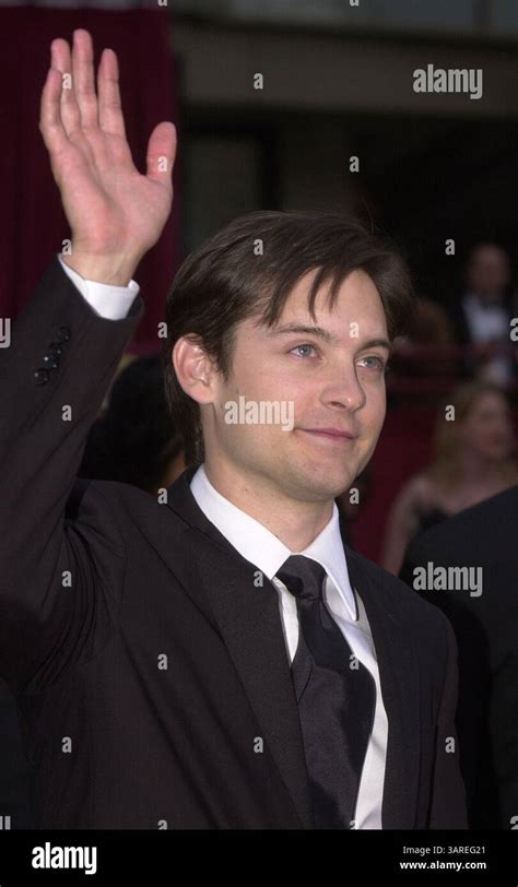 Mar 24 2002 Hollywood Ca Usa Oscars 2002 Actor Toby Maguire