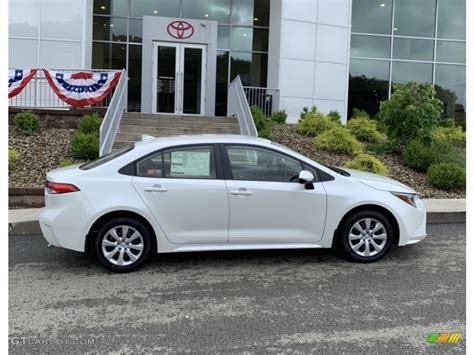 2020 Super White Toyota Corolla Le 133877737 Photo 4