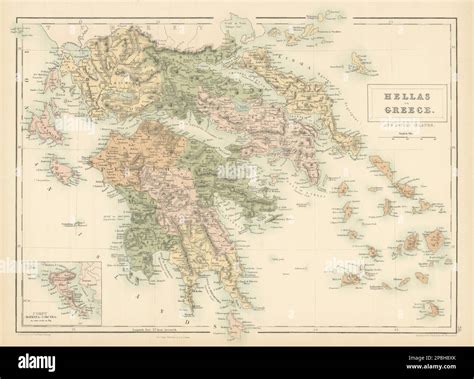 Hellas Or Greece Ionian Cyclades And Aegean Islands Corfu Sidney Hall