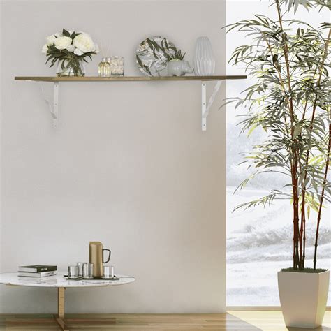 Twisted Stayed Brackets White Carinya