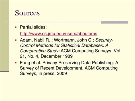 Ppt Security Control Methods For Statistical Database Powerpoint Presentation Id5691879