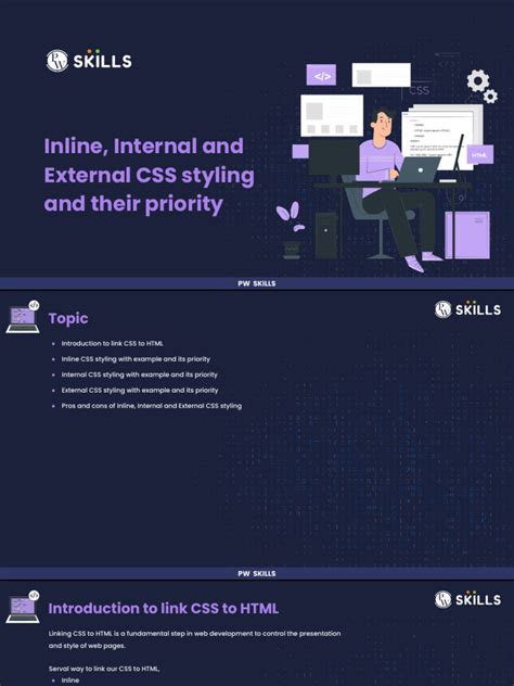 Inline Internal And External Css Styling And Their Priority Pdf Html Html Element